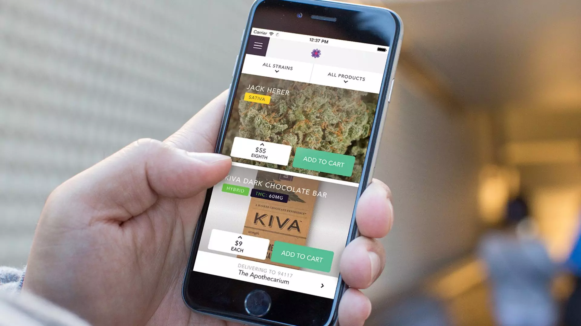 Meadow, unha aplicación de entrega de cannabis medicinal, funciona igual que Uber para pacientes con cannabis medicinal. A compañía graduouse recentemente na clase de 2015 de Y Combinator e está a axudar aos dispensarios de San Francisco a realizar máis vendas e a cumprir co software empresarial de Meadow.