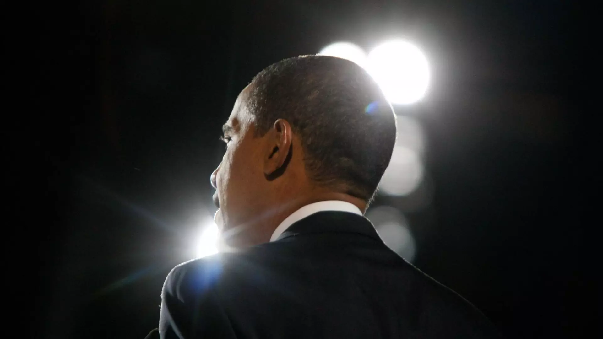 Un orador talentoso ata o final: o presidente Barack Obama.