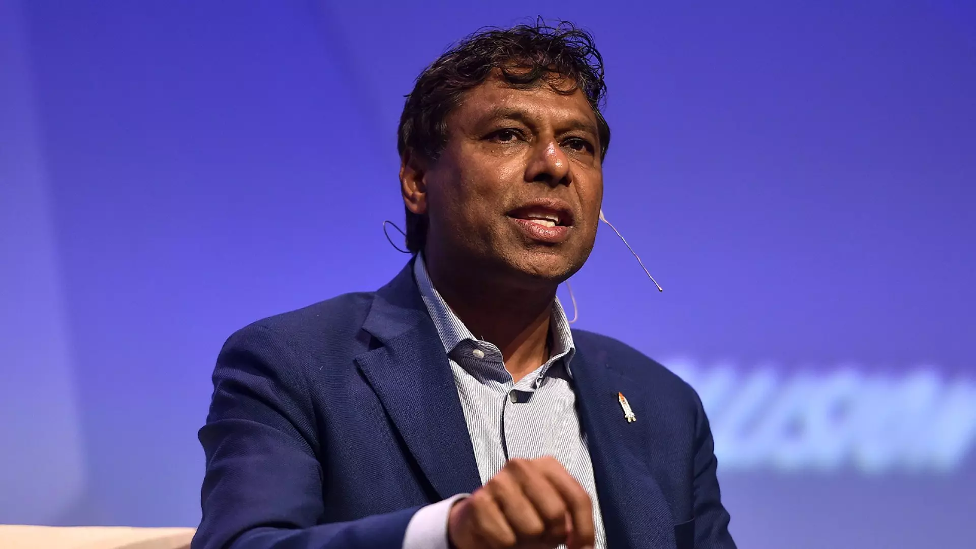 Viome-grunnlegger Naveen Jain taler på kollisjonskonferansen 2018.