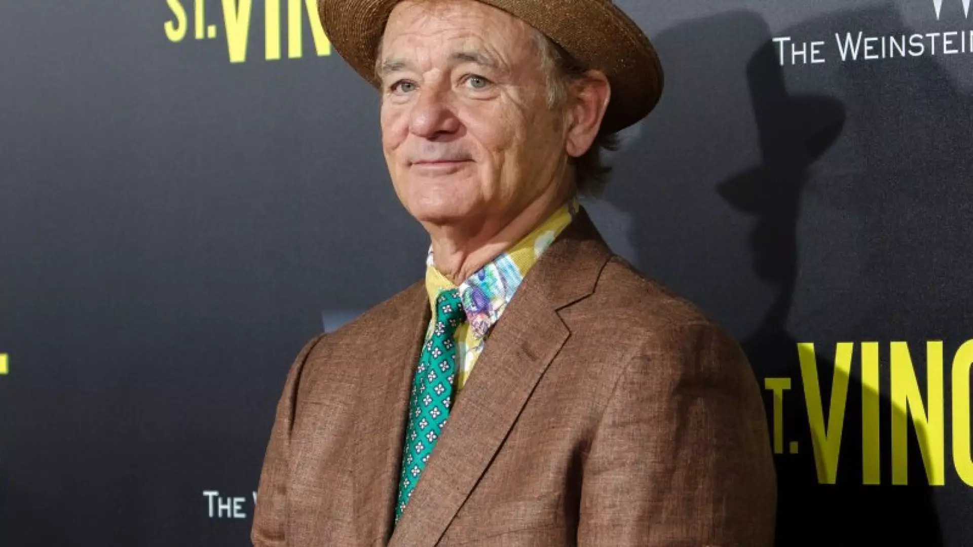 Aktor Bill Murray uczestniczy w nowojorskiej premierze „St. Vincent” w Teatrze Ziegfeld 6 października 2014 roku w Nowym Jorku. (Zdjęcie: Mike Pont/FilmMagic)