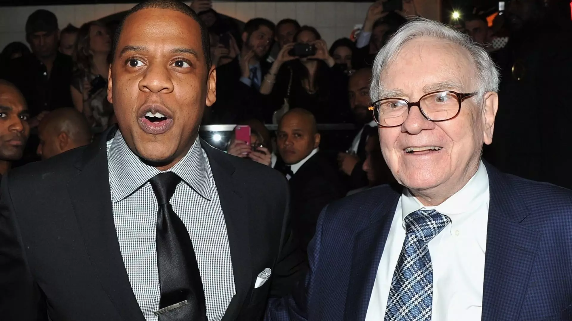 Jay-Z og Warren Buffett.