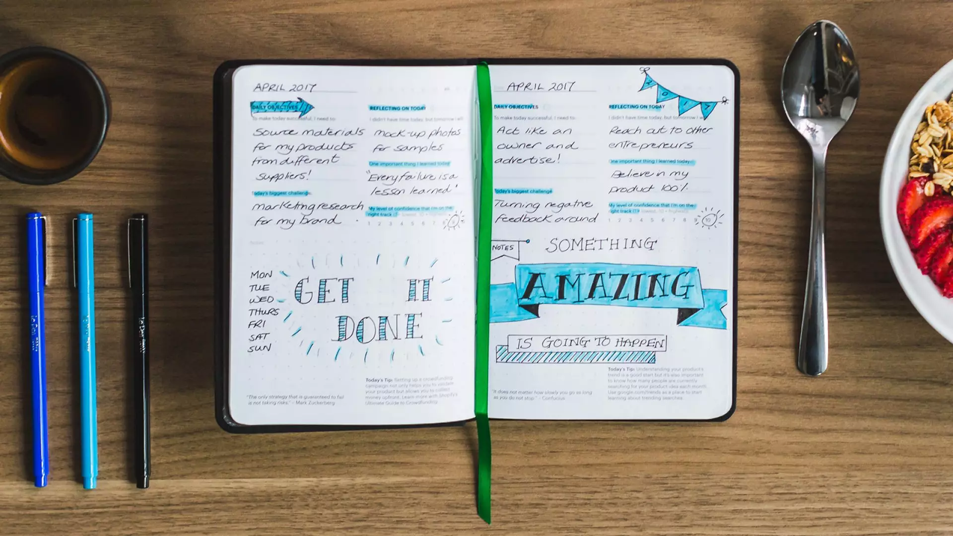 Vísindin á bak við hvers vegna fólk er að verða brjálað í Bullet Journals